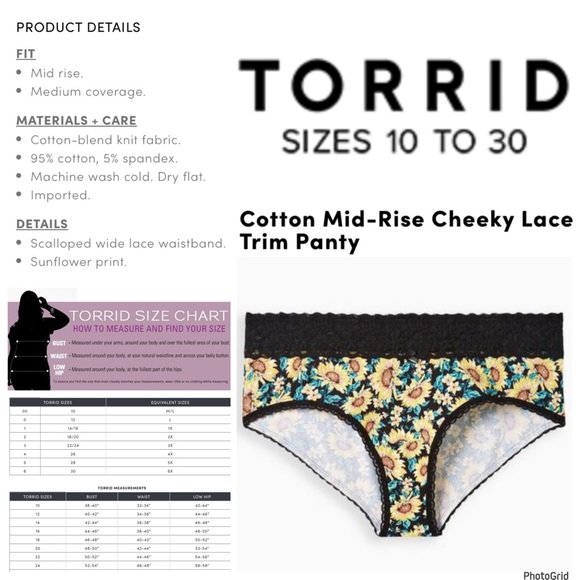 torrid | Intimates & Sleepwear | Torrid 6 Plus Size Sunflower Cotton ...